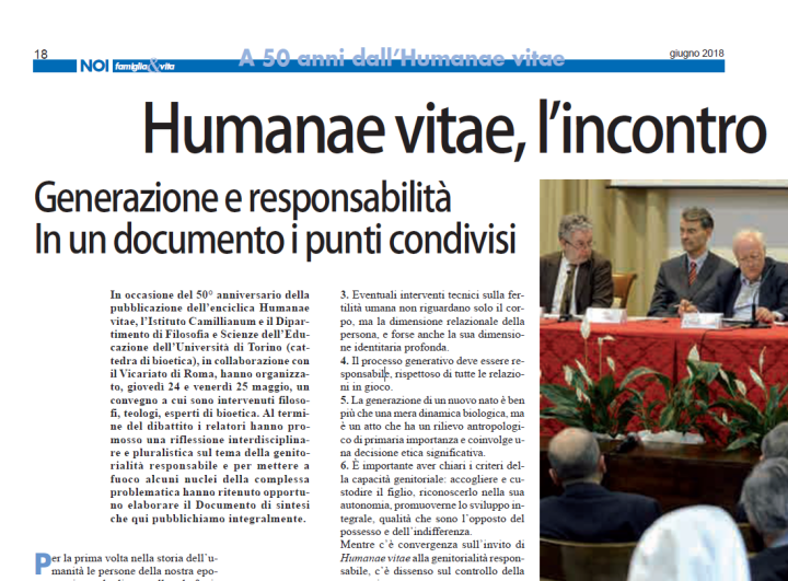 Humanae Vitae : Rencontre Génération et Responsabilité – Document de ...
