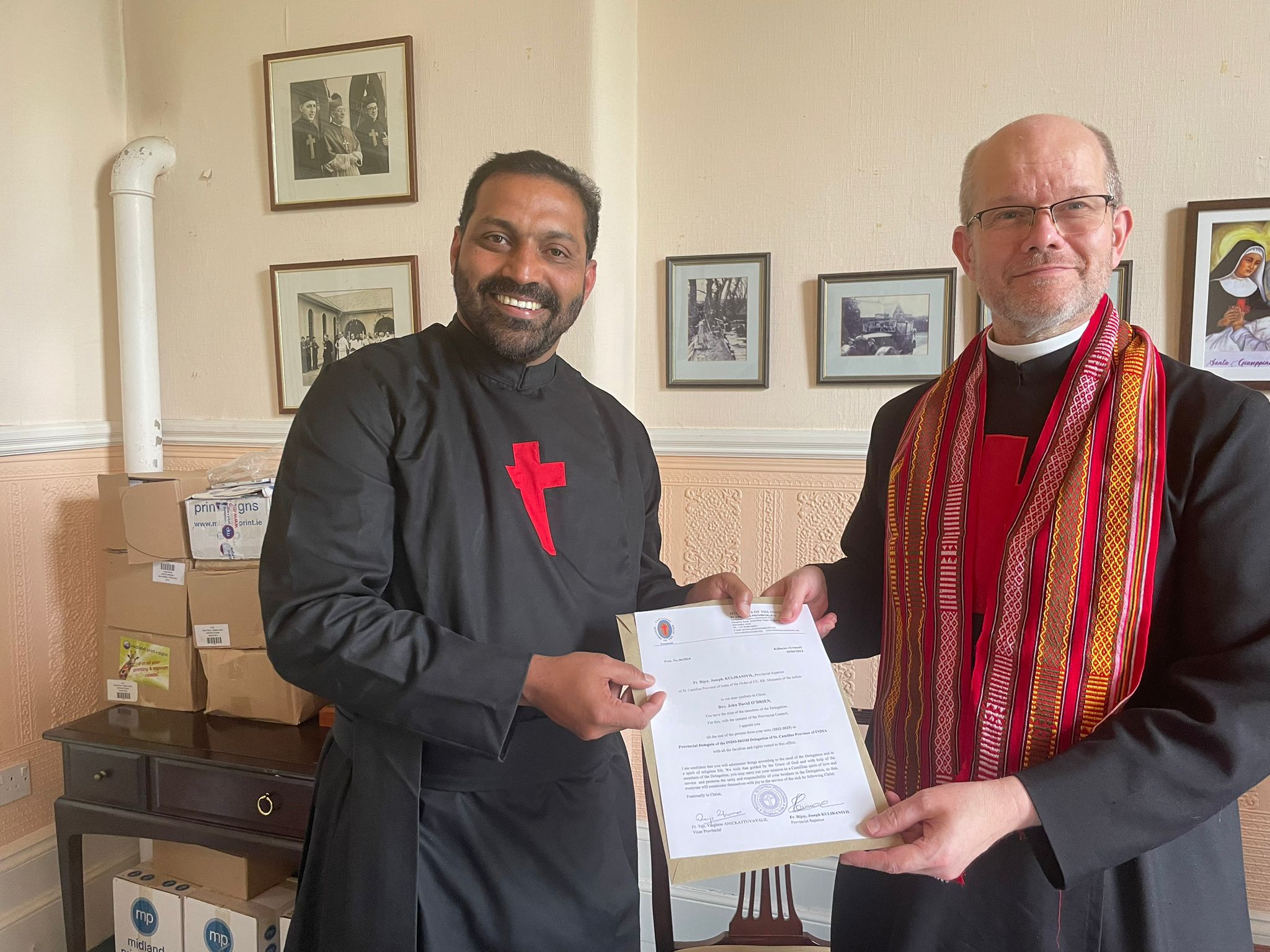 Canonical Establishment of the Indo-Irish Delegation | Ministers of the ...